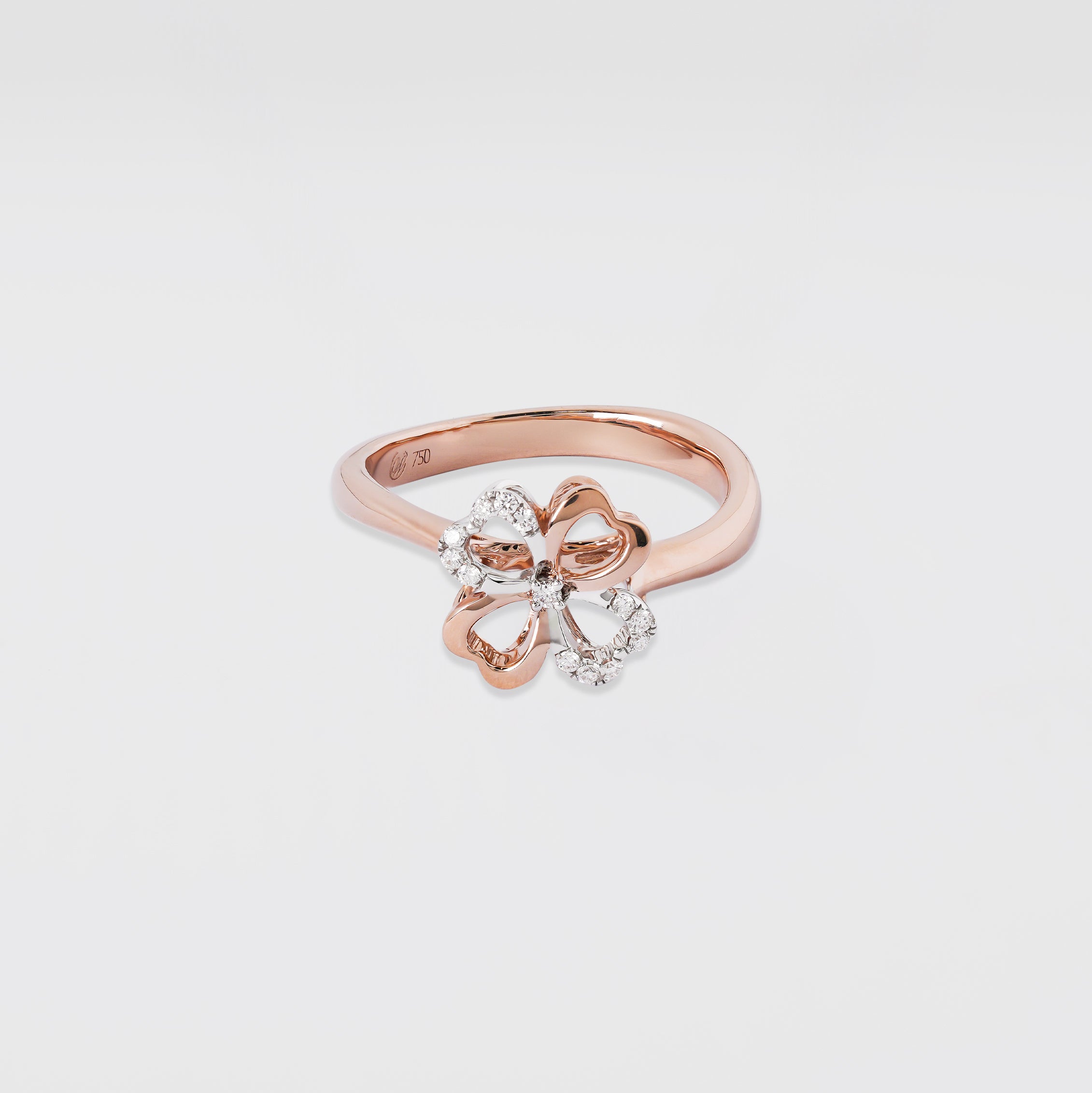 Cincin Emas Clover 1.0 | Wanda House of Jewels